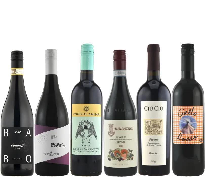 Buy Italian Red Wines - Free Home Delivery
